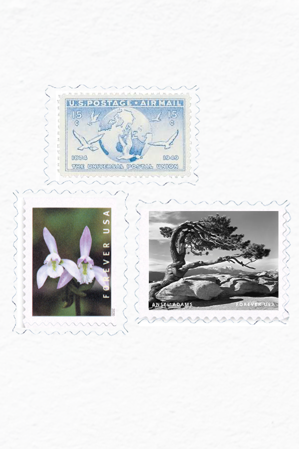 Outer Envelope Curated Postage Sets – EVR PAPER